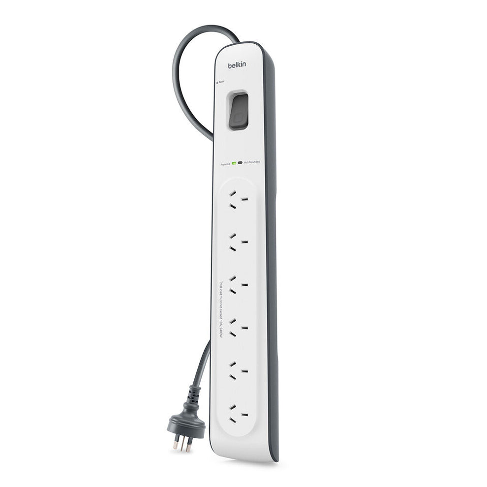 Belkin 6-Outlet Surge Protection Strip with 2M Power Cord