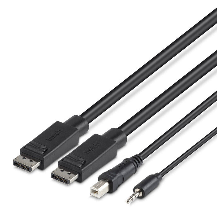Belkin Dual-Head DisplayPort KVM Combo Cable